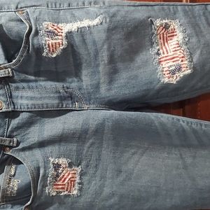 Sheryl Crow | Jeans | Sheryl Crow Patriotic Skinny Jeans | Poshmark